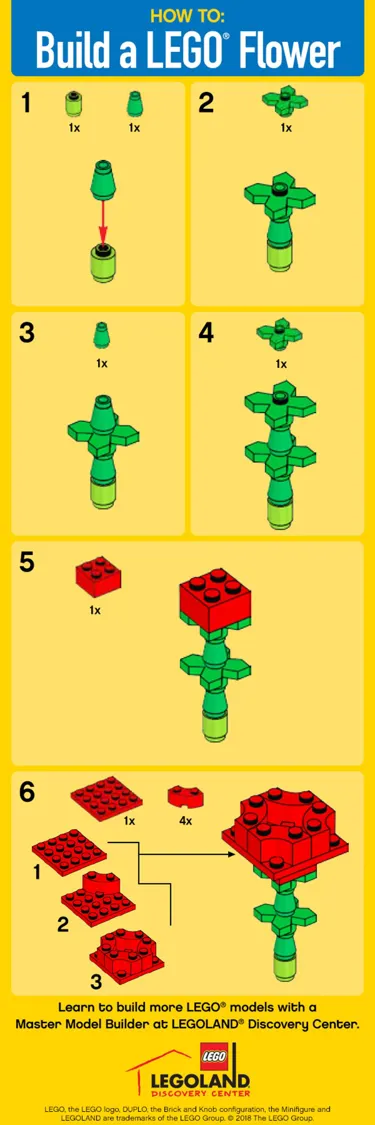 How To: Build A LEGO® Flower | LEGOLAND Discovery Center San Antonio